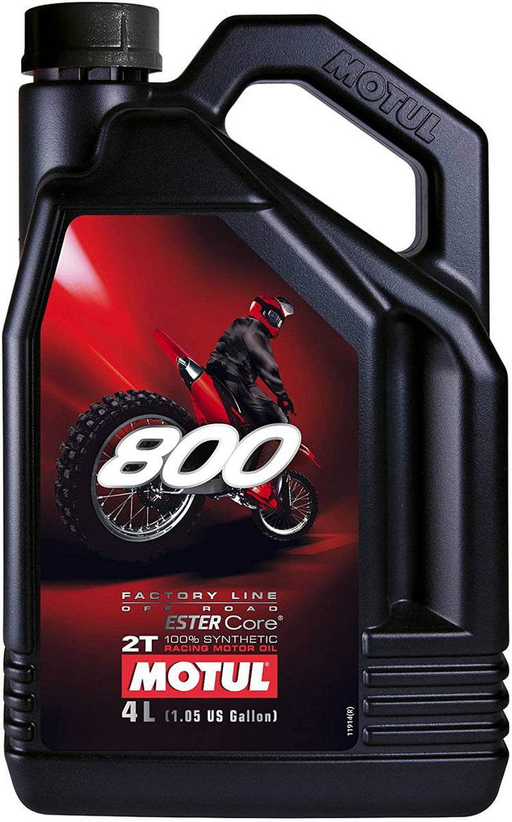 Motul 800 2T Off-Road Synthetic Oil 4L – USA Worx Racing Components
